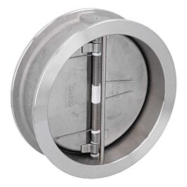 Double plate check valve, DN200, PN40, Stainl. steel/FKM/stainl. steel ...
